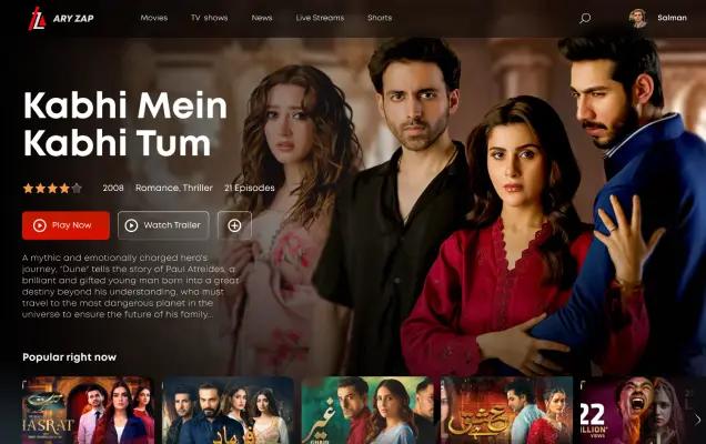 ARY ZAP | Stream Entertainment with ARY Tech