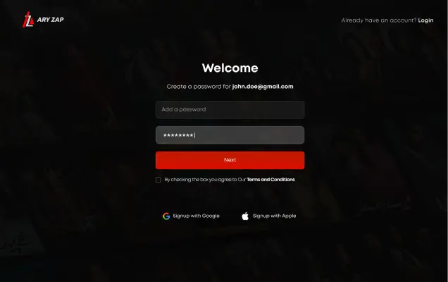 ARY ZAP | Stream Entertainment with ARY Tech